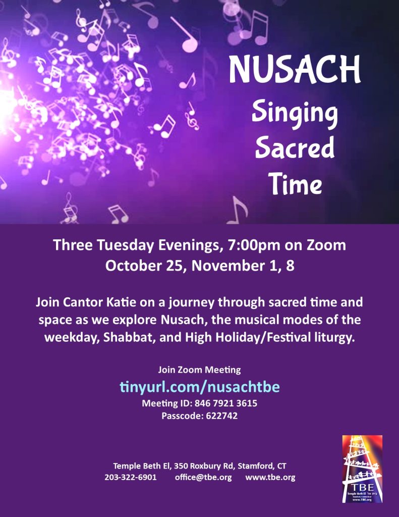 Temple Calendar | Conservative Synagogue - Stamford, CT