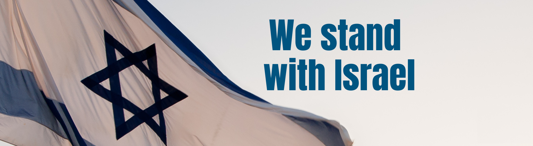 We Stand With Israel - Temple Beth El
