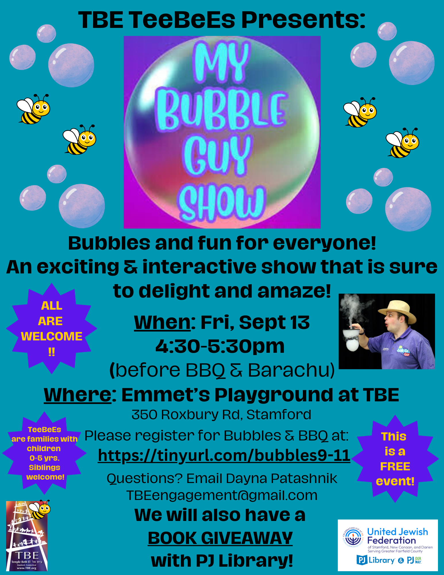 MY BUBBLE GUY - Temple Beth El